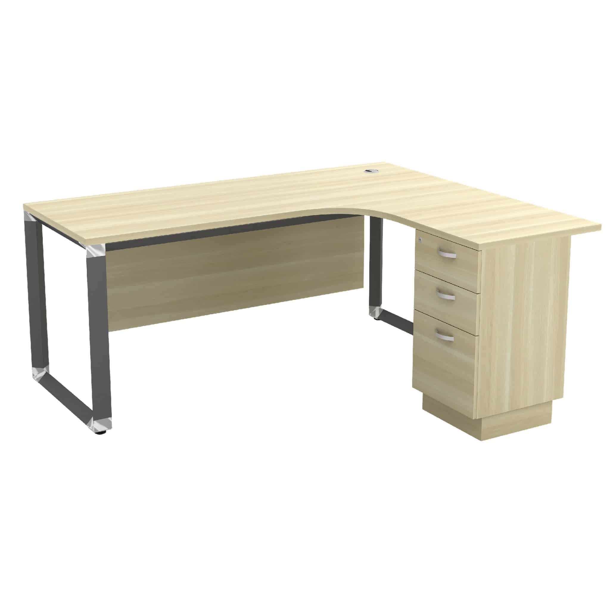5ft x 5ft Mercy L Shape Manager Table 3 Drawer OFOWL1515-3D | Office ...